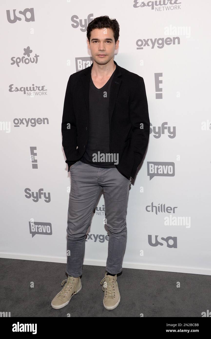 Steven Strait attends the NBCUniversal Cable Entertainment 2015 Upfront ...