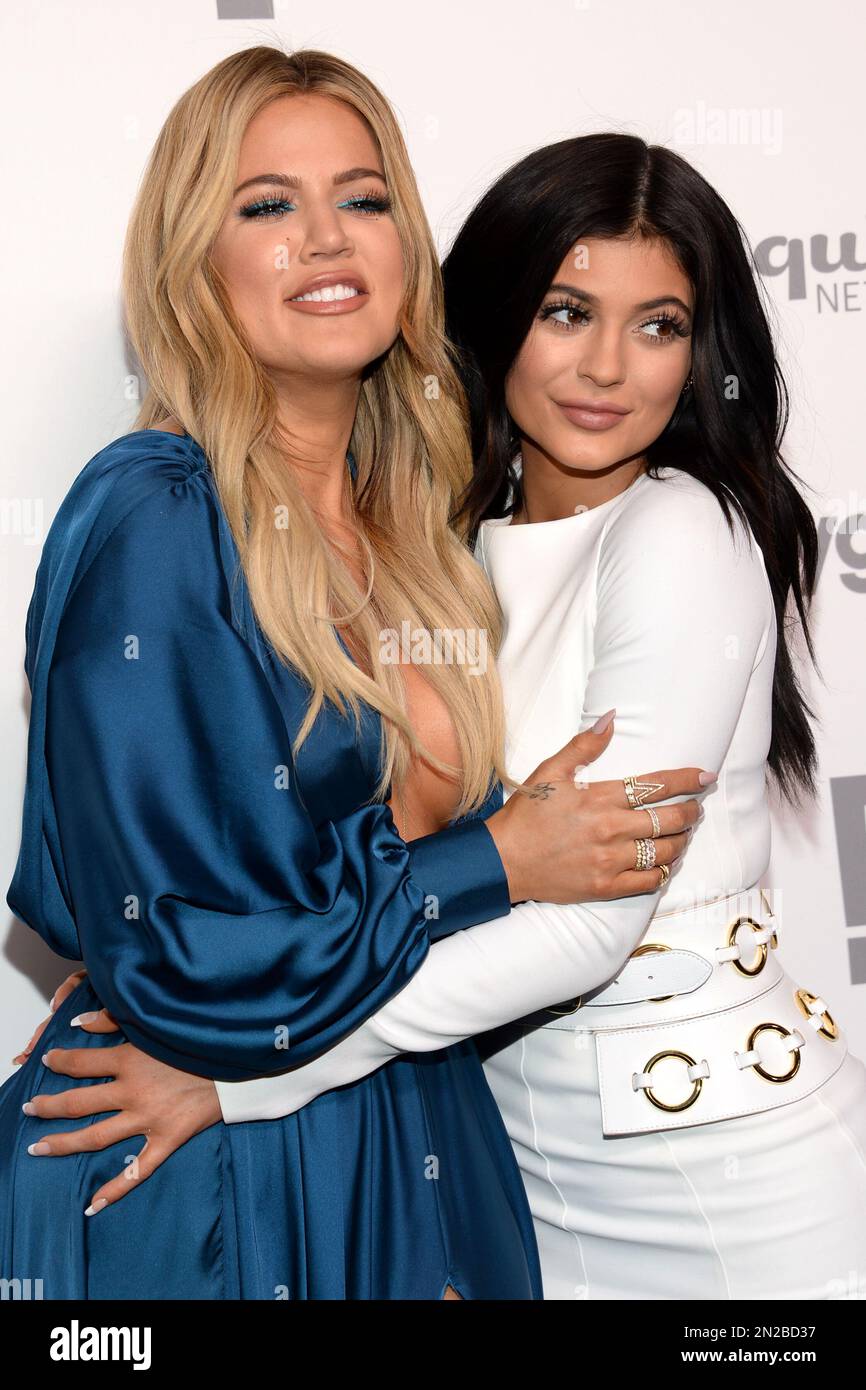 Television personalities Khloe Kardashian, left, and Kylie Jenner ...