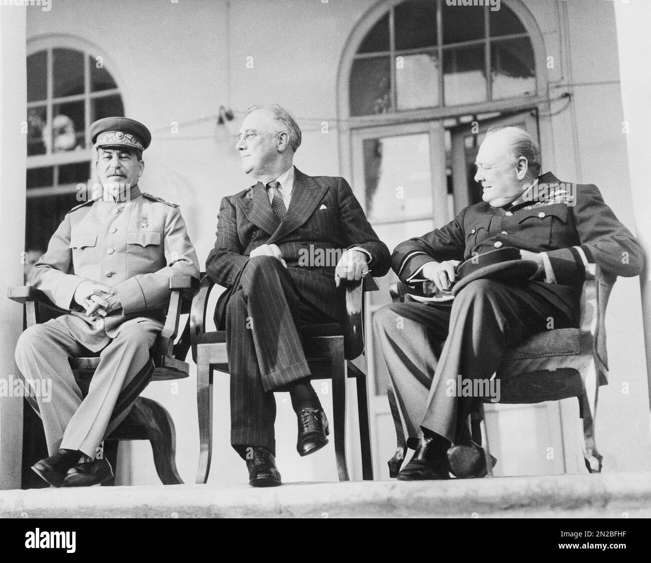 Premier Joseph Stalin of Russia, President Franklin Roosevelt of the ...