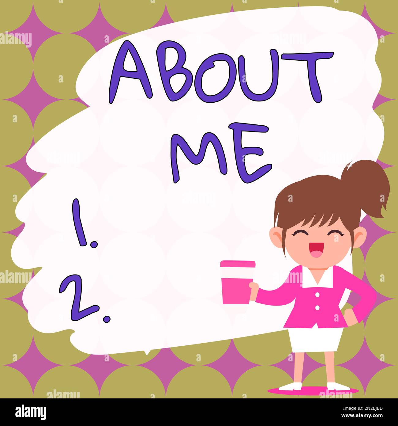 Sign displaying About Me. Business approach My Personal Characteristics ...