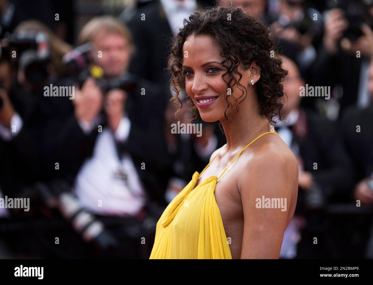 French model Noemie Lenoir arrives for the opening ceremony and the ...