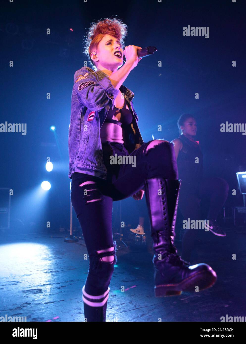 Singer-songwriter Kiesza performs in concert during her “The Sound of a ...
