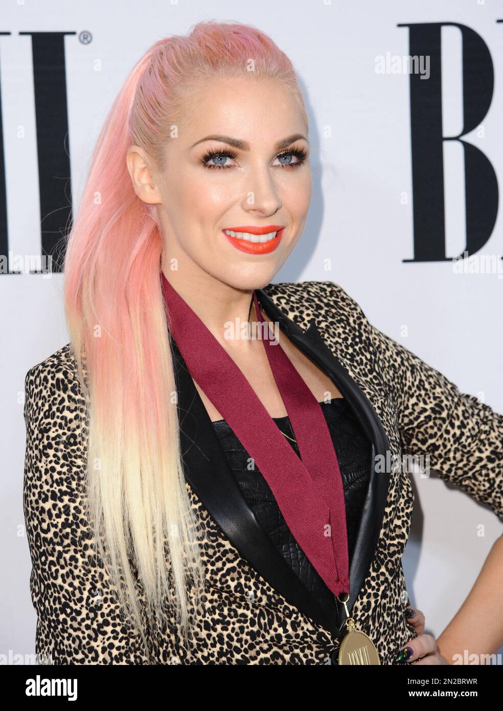 Bonnie McKee arrives at the 63rd annual BMI Pop Awards at the Beverly ...