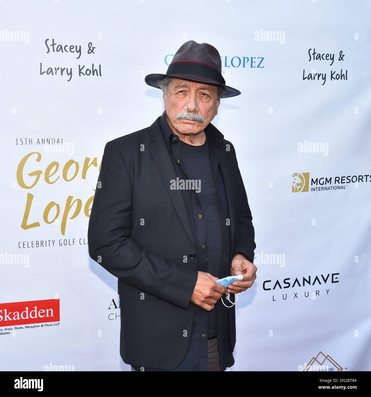Edward James Olmos attends the 15th Annual George Lopez Celebrity Golf ...
