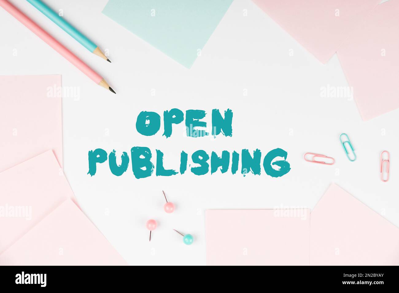 Hand writing sign Open Publishing. Business concept online access to ...
