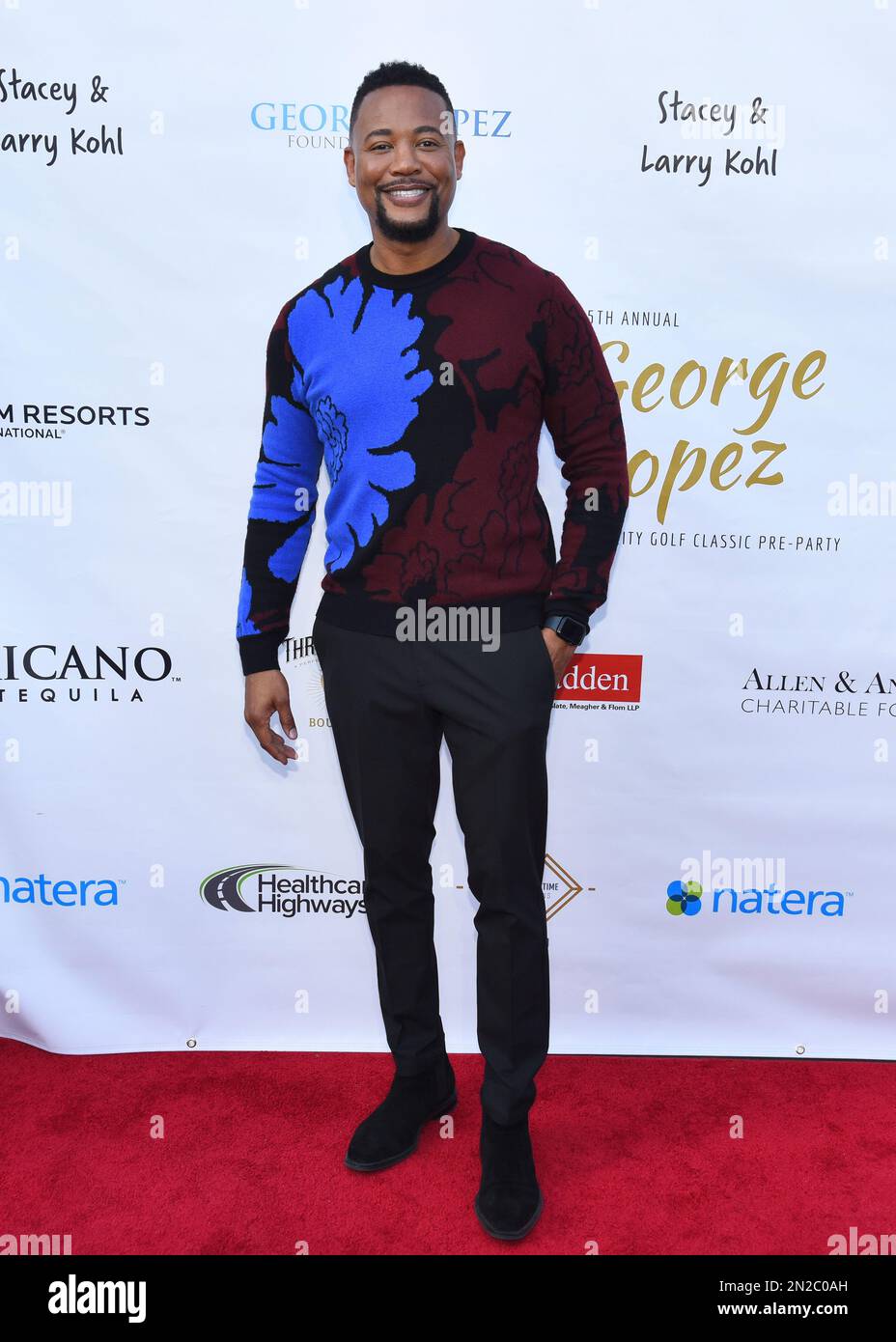 Derrex Brady attends the 15th Annual George Lopez Celebrity Golf ...