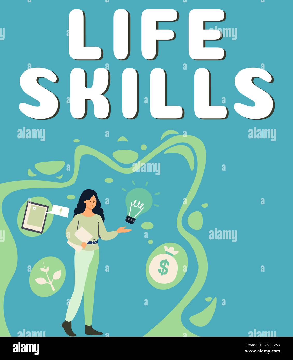 Writing displaying text Life Skills. Conceptual photo that is necessary ...