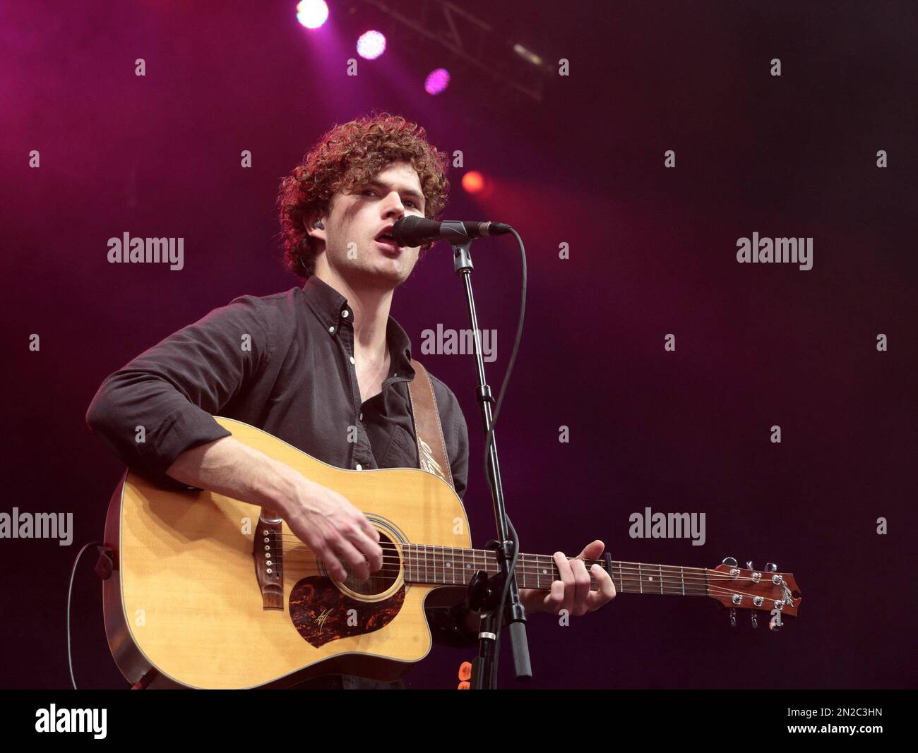 Singer-songwriter Vance Joy performs in concert during the Radio 104.5 ...