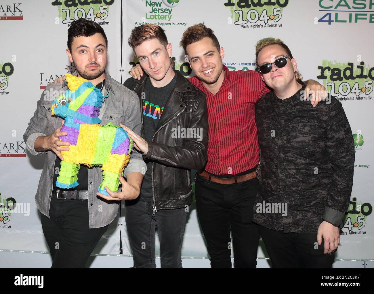 Eli Maiman, from left, Nicholas Petricca, Kevin Ray and Sean Waugaman ...
