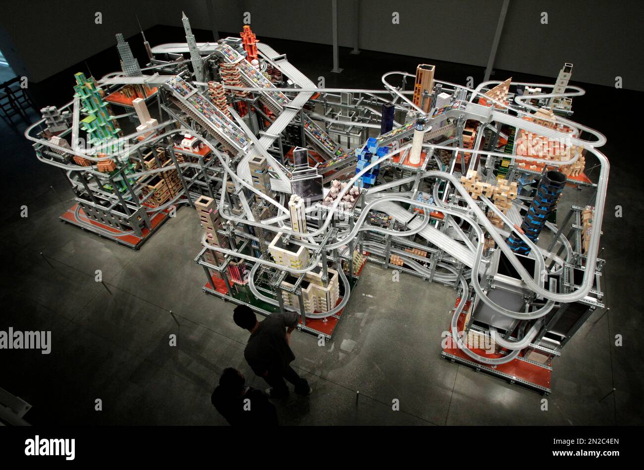 FILE - This Jan. 11, 2012 file photo shows Chris Burden's kinetic ...