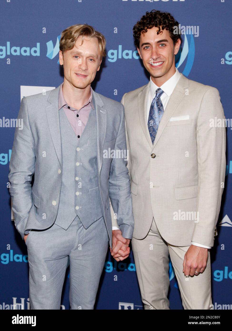 Reed Kelly, left, and Josh Canfield, right, attend the 26th Annual ...