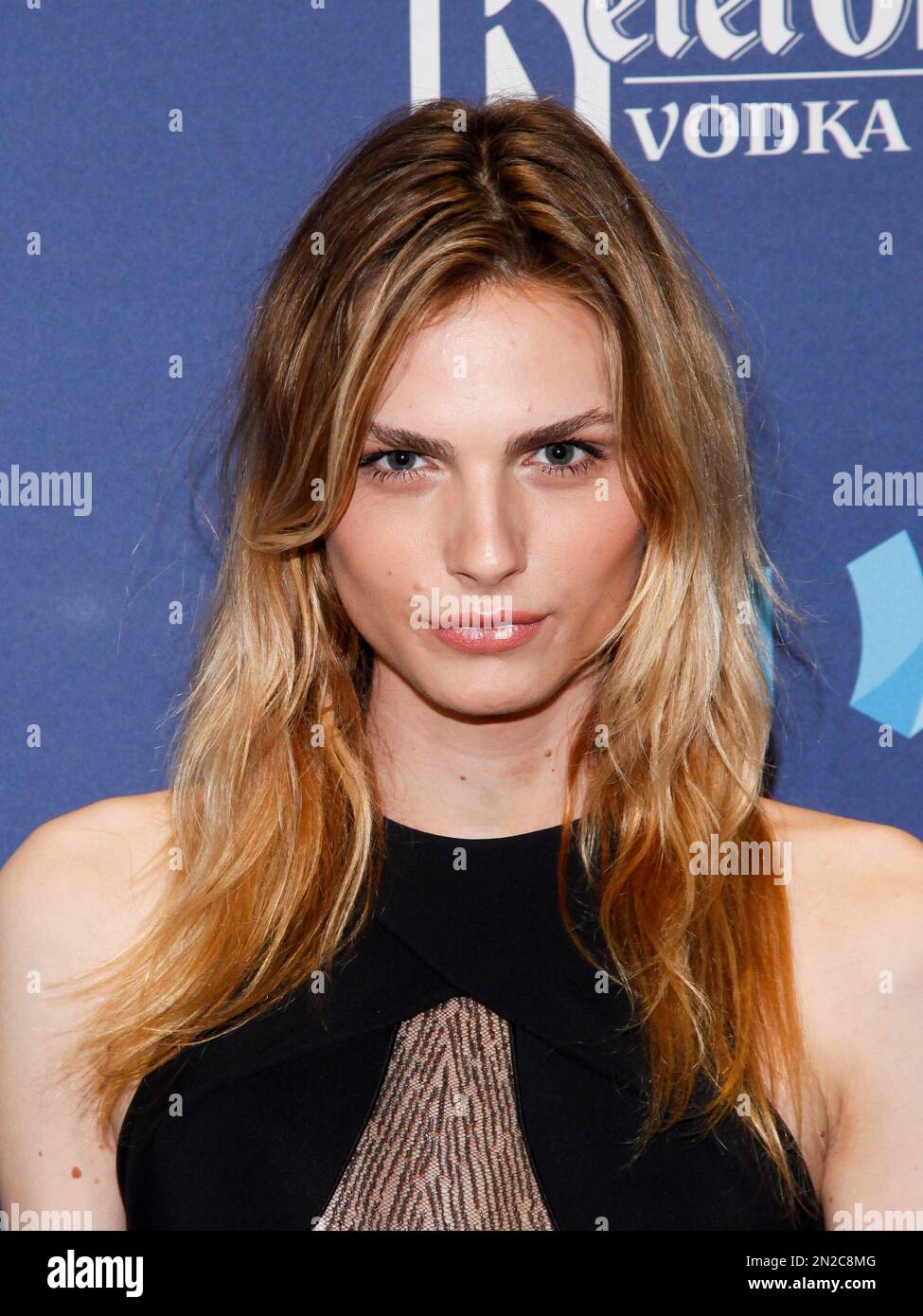 Andreja Pejic attends the 26th Annual GLAAD Media Awards at the Waldorf ...