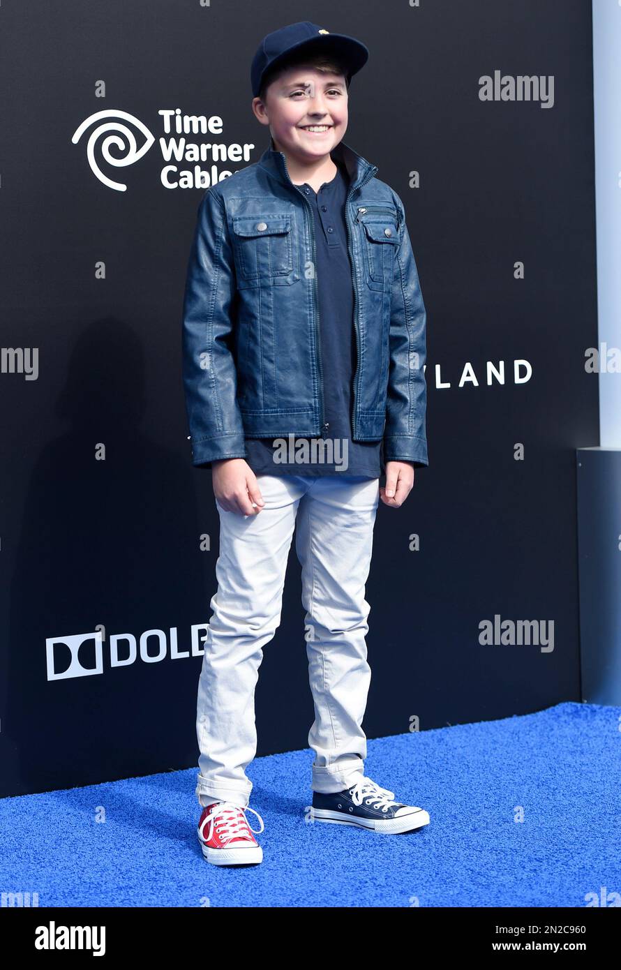 Thomas Robinson arrives at the world premiere of "Tomorrowland" at AMC ...