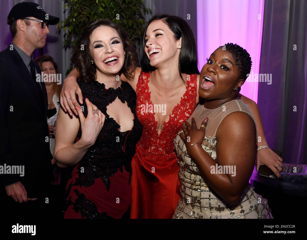 Left to right, "Pitch Perfect 2" cast members Shelley Regner, Alexis ...