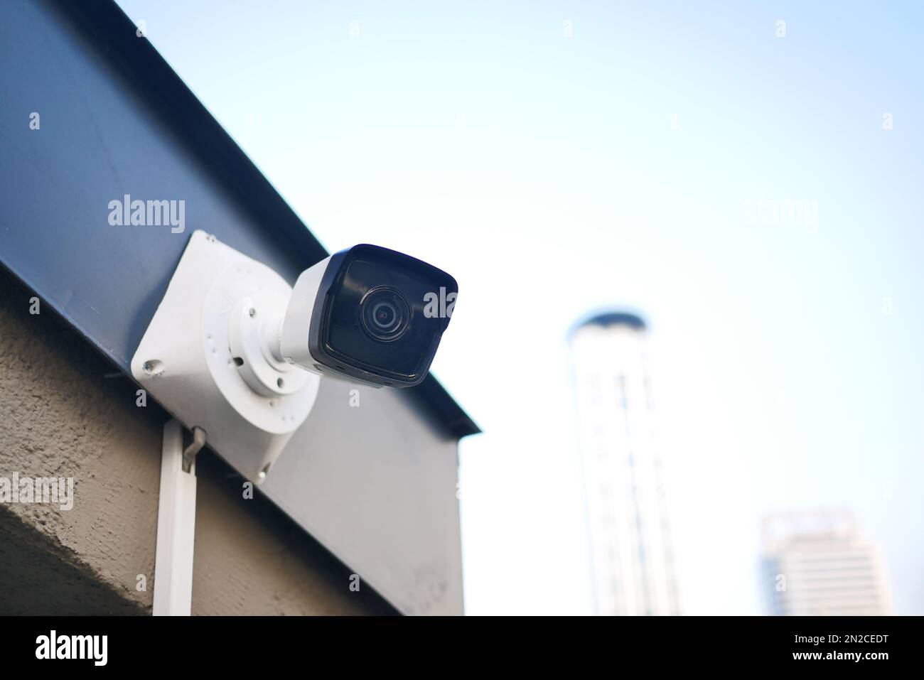 CCTV security camera operating outdoor Stock Photo - Alamy