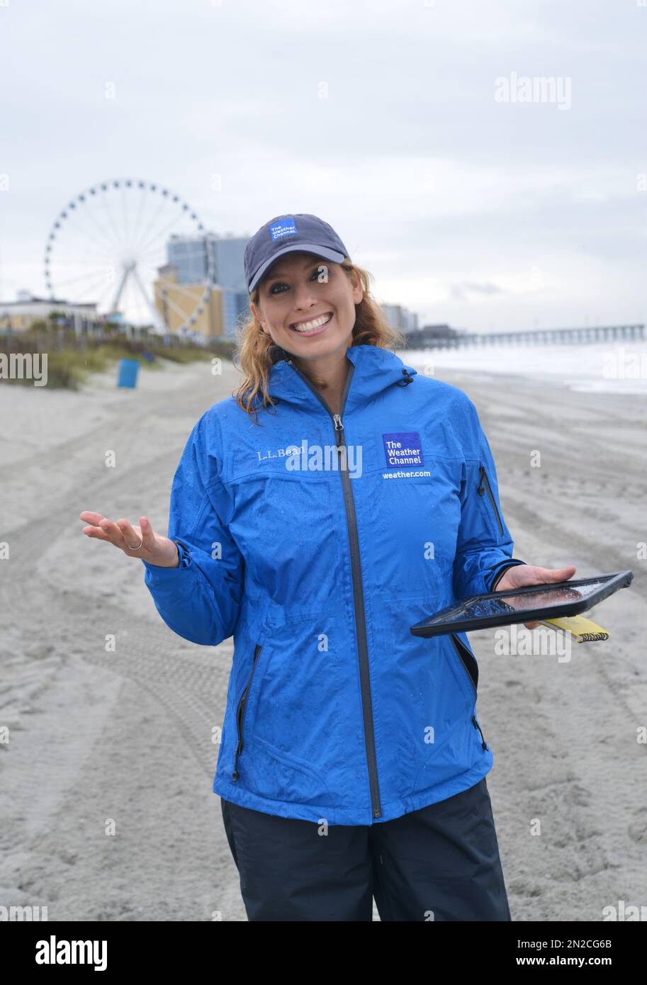 The Weather Channel's Stephanie Abrams covers severe weather on ...