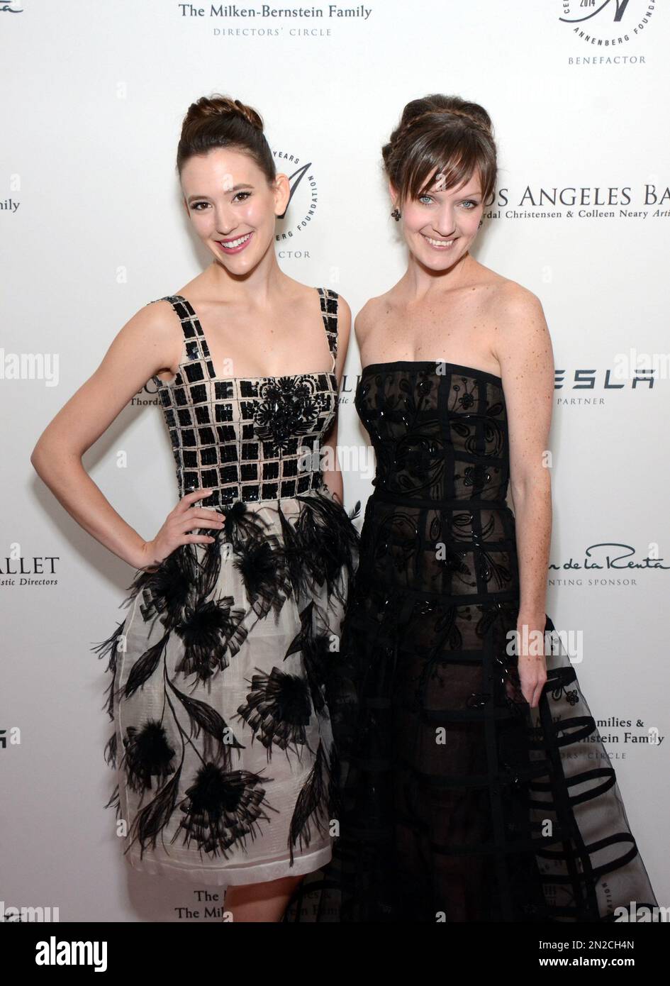 Allyssa Bross and Allynne Noelle arrive at the Los Angeles Ballet Gala ...
