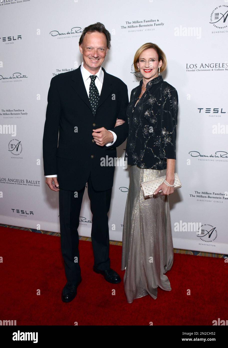 Thordal Christensen and Colleen Neary arrive at the Los Angeles Ballet ...