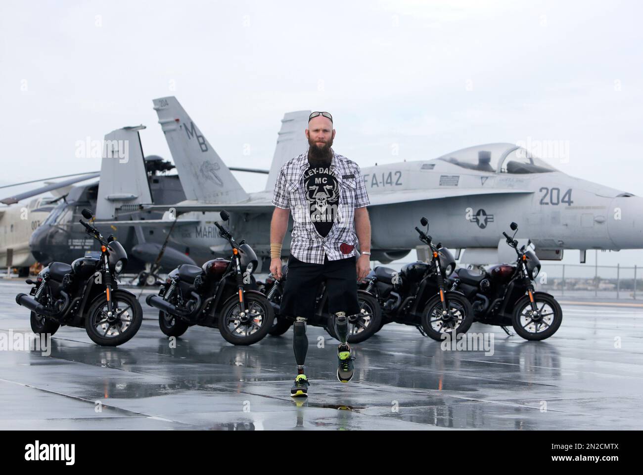 Heath Calhoun, U.S. Army veteran and two-time Paralympian, stands on ...