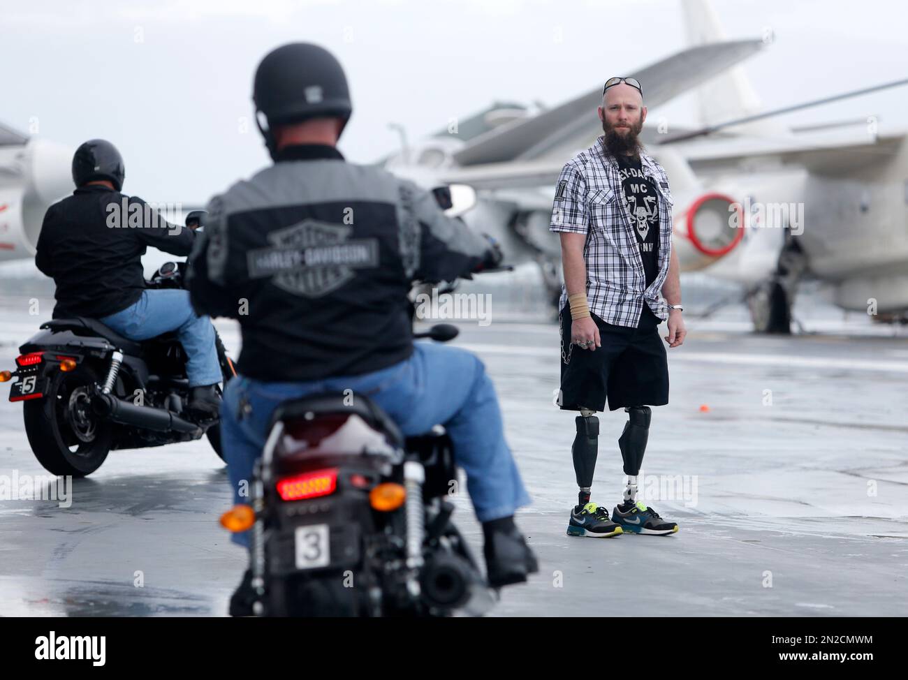 Heath Calhoun, U.S. Army veteran and two-time Paralympian, stands on ...