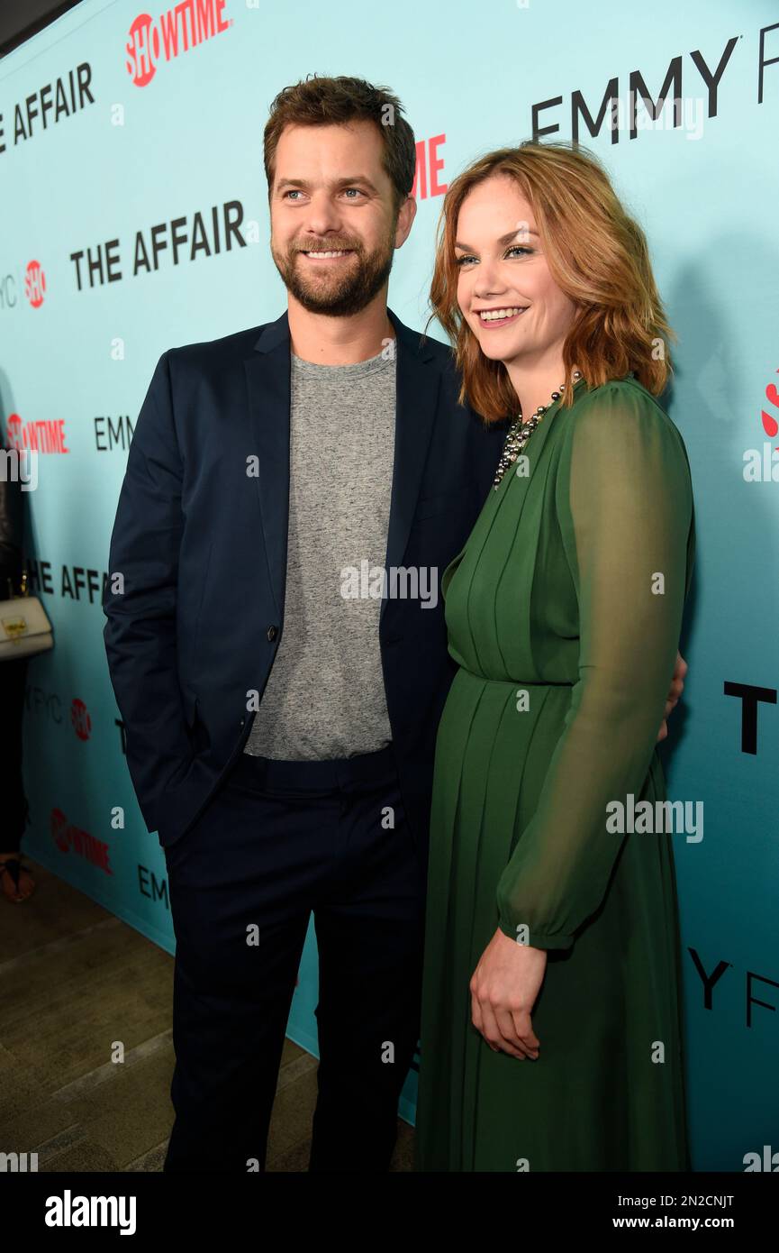 Joshua Jackson, left, and Ruth Wilson, cast members in the Showtime ...