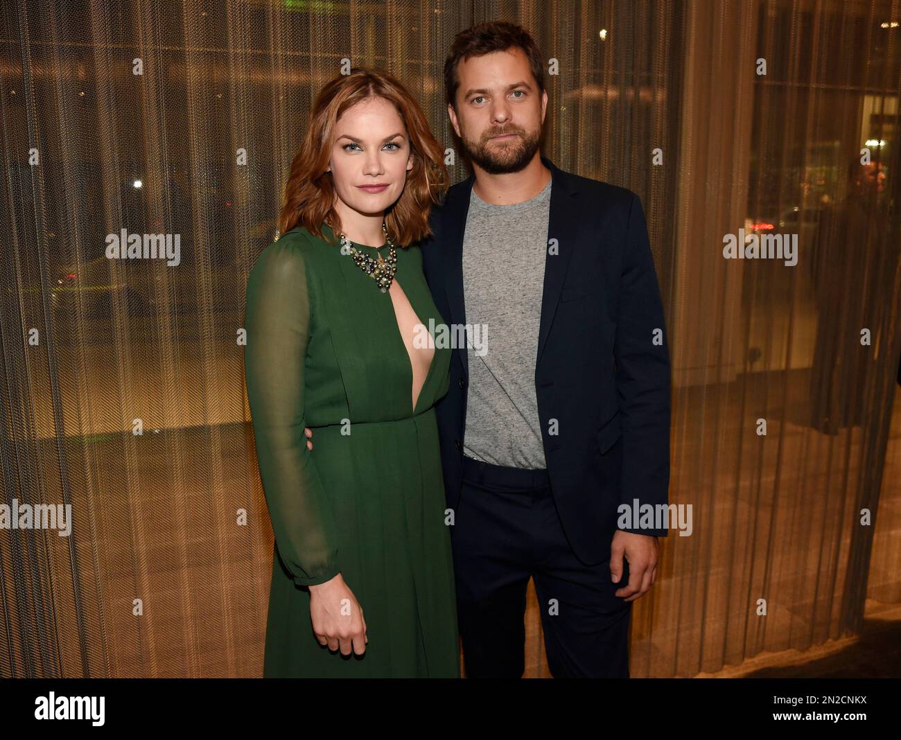 Ruth Wilson, left, and Joshua Jackson, cast members in the Showtime ...
