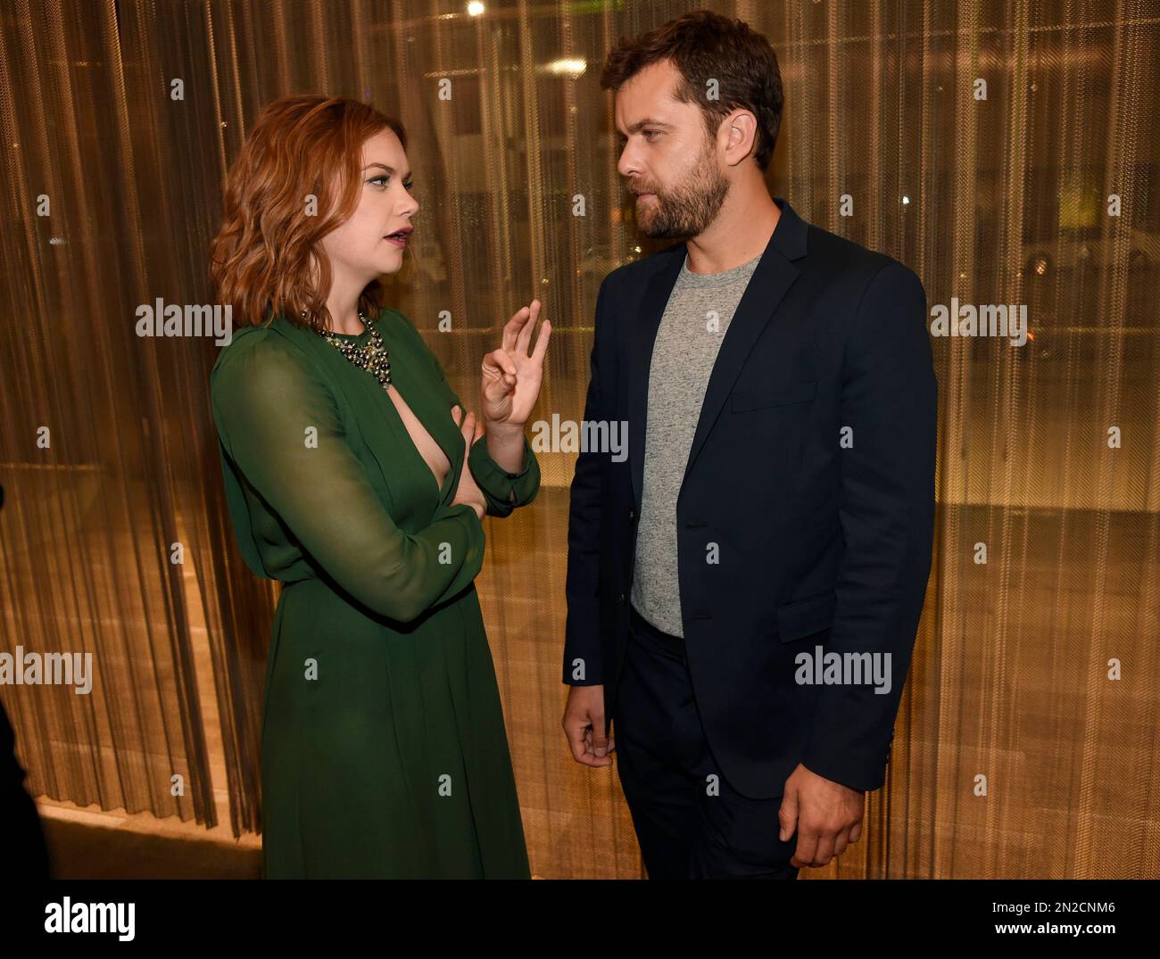 Ruth Wilson, left, and Joshua Jackson, cast members in the Showtime ...