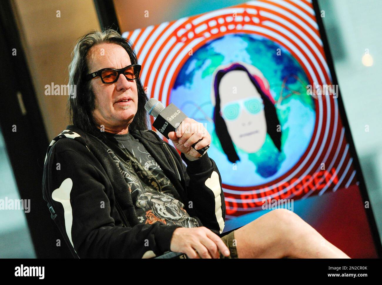 Musician Todd Rundgren participates in AOL's BUILD Speaker Series to ...
