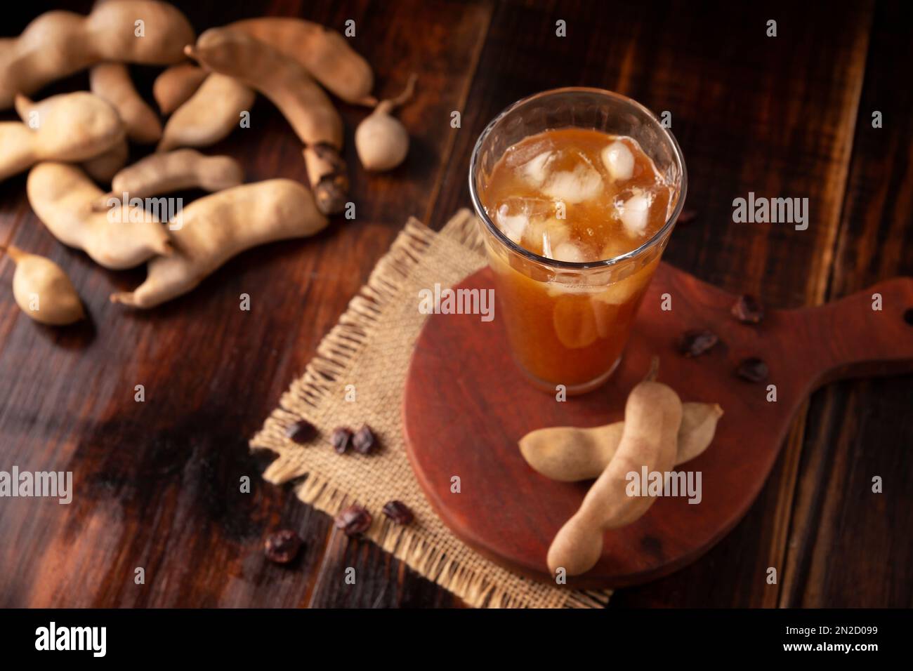 Tamarind drink, is one of the traditional "Aguas Frescas" in Mexico ...
