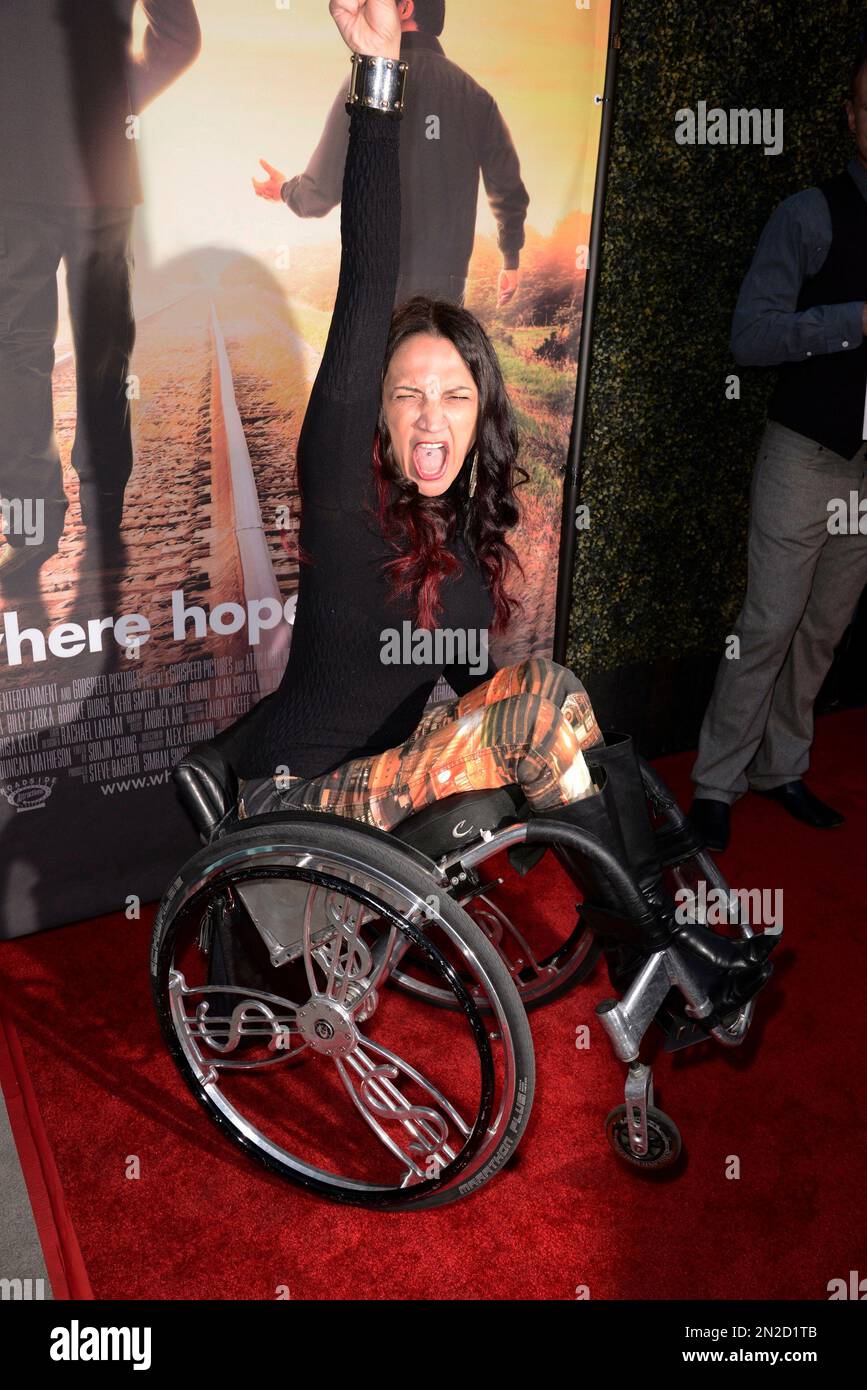 Auti Angel seen at Los Angeles Premiere of Roadside Attractions ...