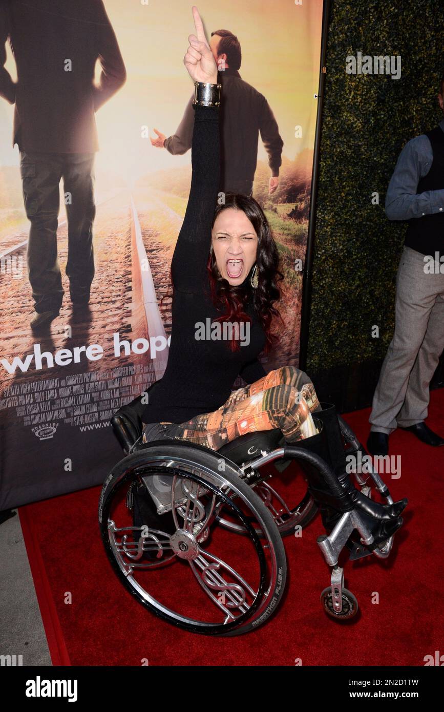 Auti Angel seen at Los Angeles Premiere of Roadside Attractions ...