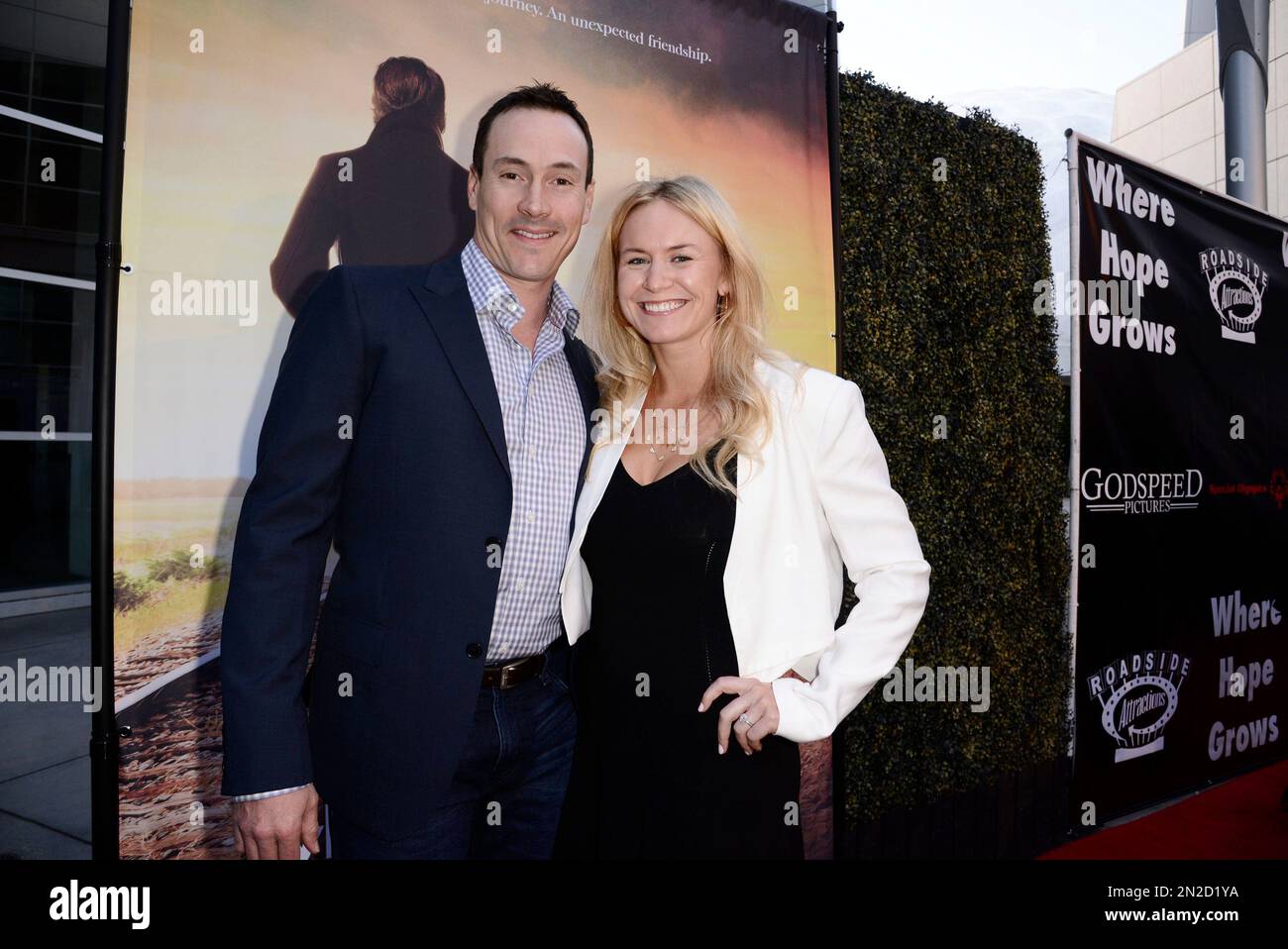 Chris Klein and Laina Rose Thyfault seen at Los Angeles Premiere of ...