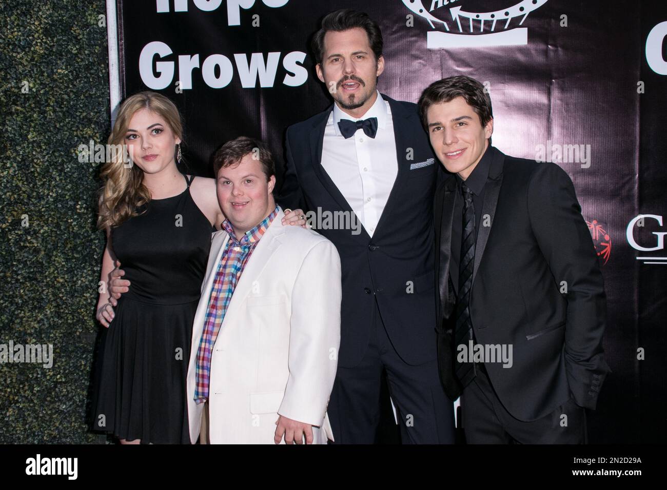 McKaley Miller, from left to right, David DeSanctis, Kristoffer Polaha ...