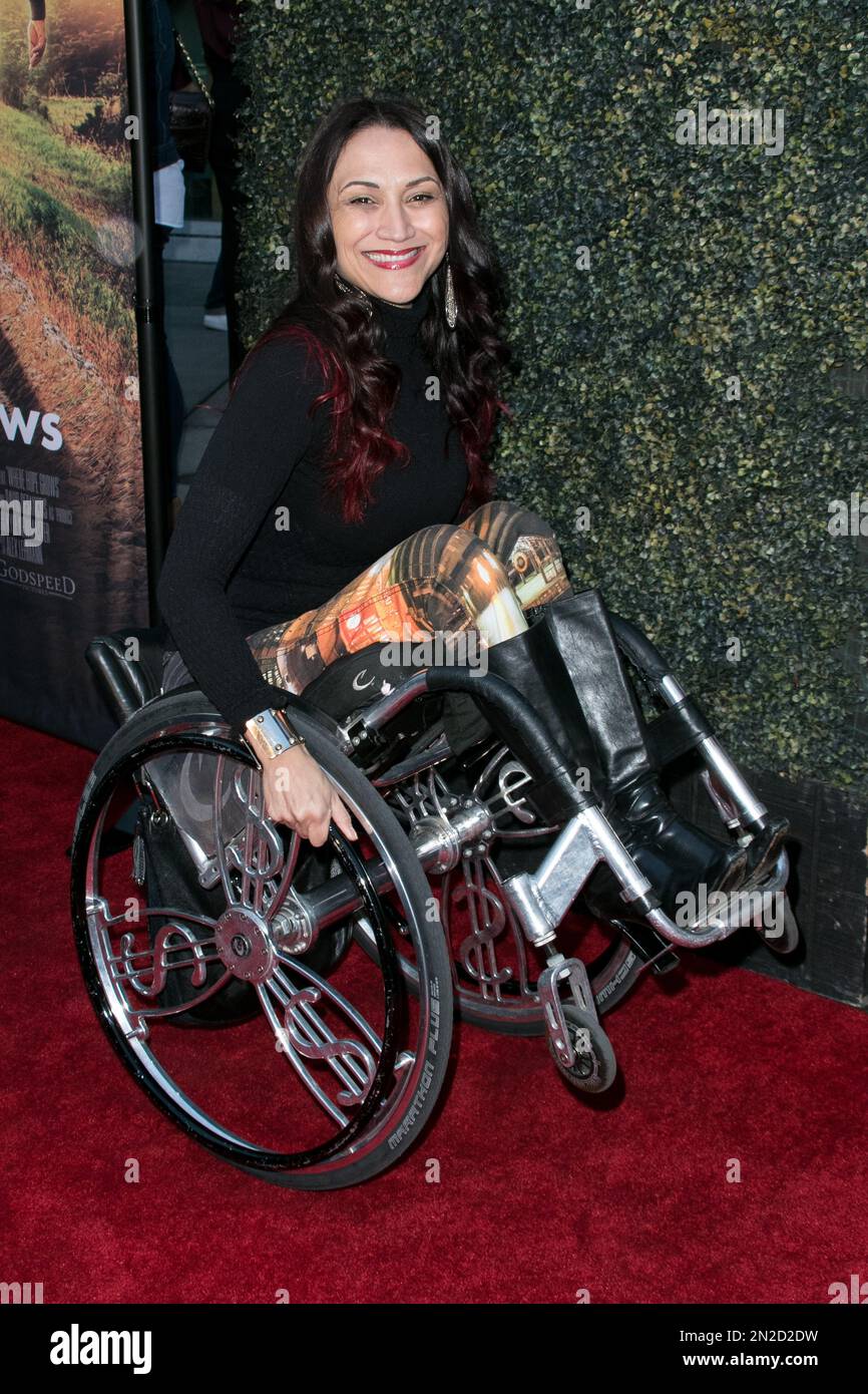 Auti Angel arrives at the LA Premiere of "Where Hope Grows" held at ...