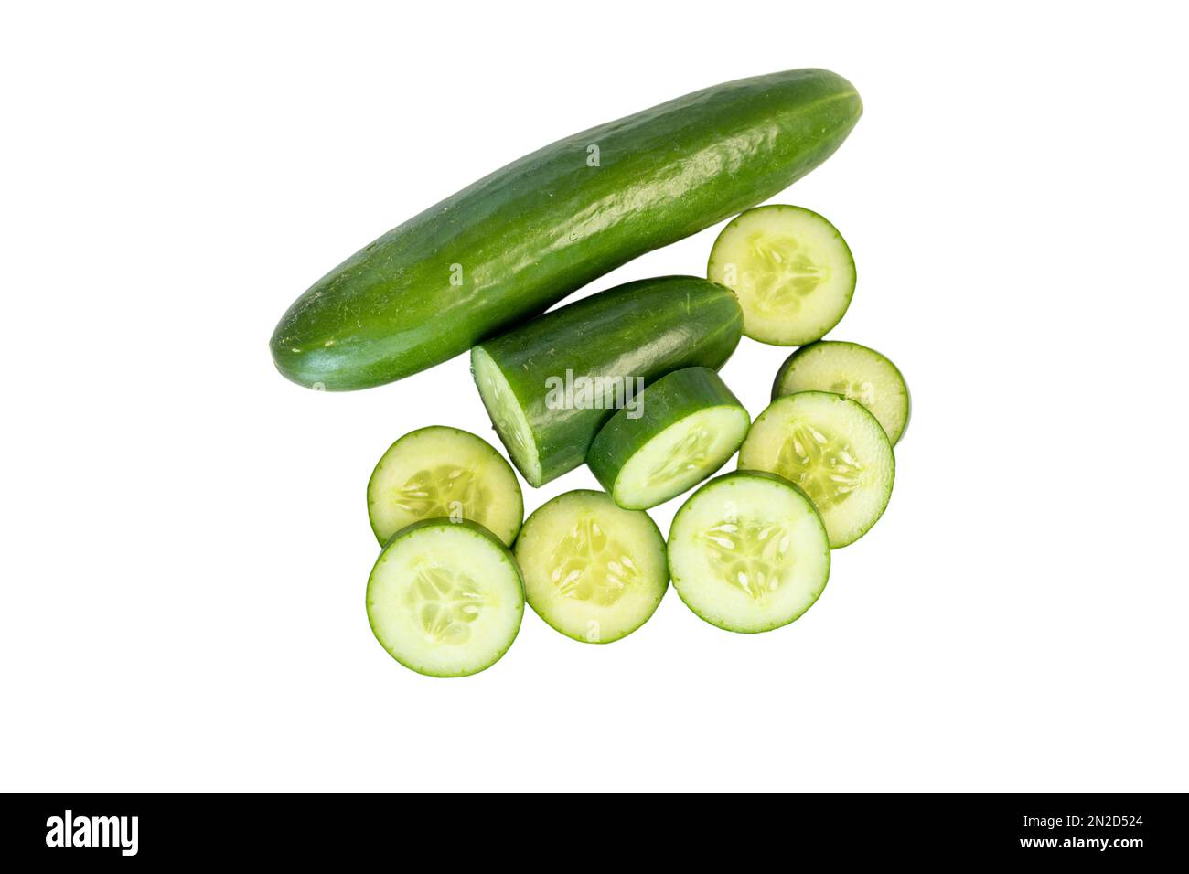 Pile chopped cucumbers hi-res stock photography and images - Alamy