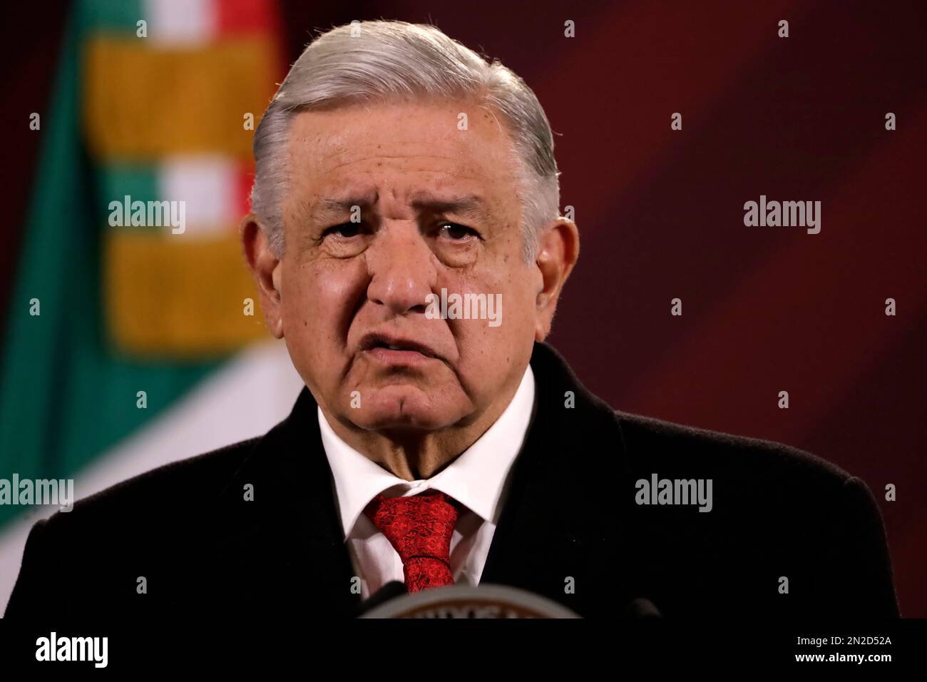Non Exclusive: February 6, 2023, Mexico City, Mexico: Mexican President ...