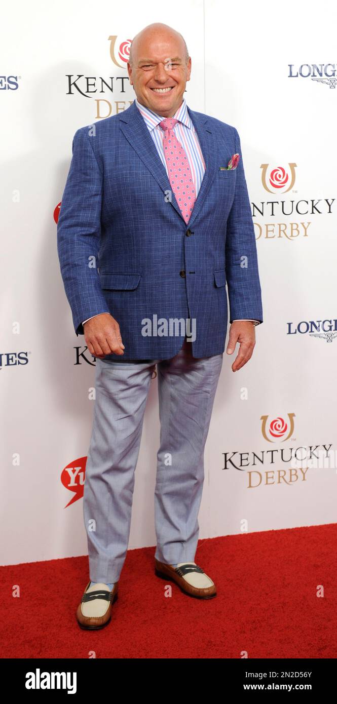 Dean Norris arrives on the red carpet at the 2015 Kentucky Derby on ...
