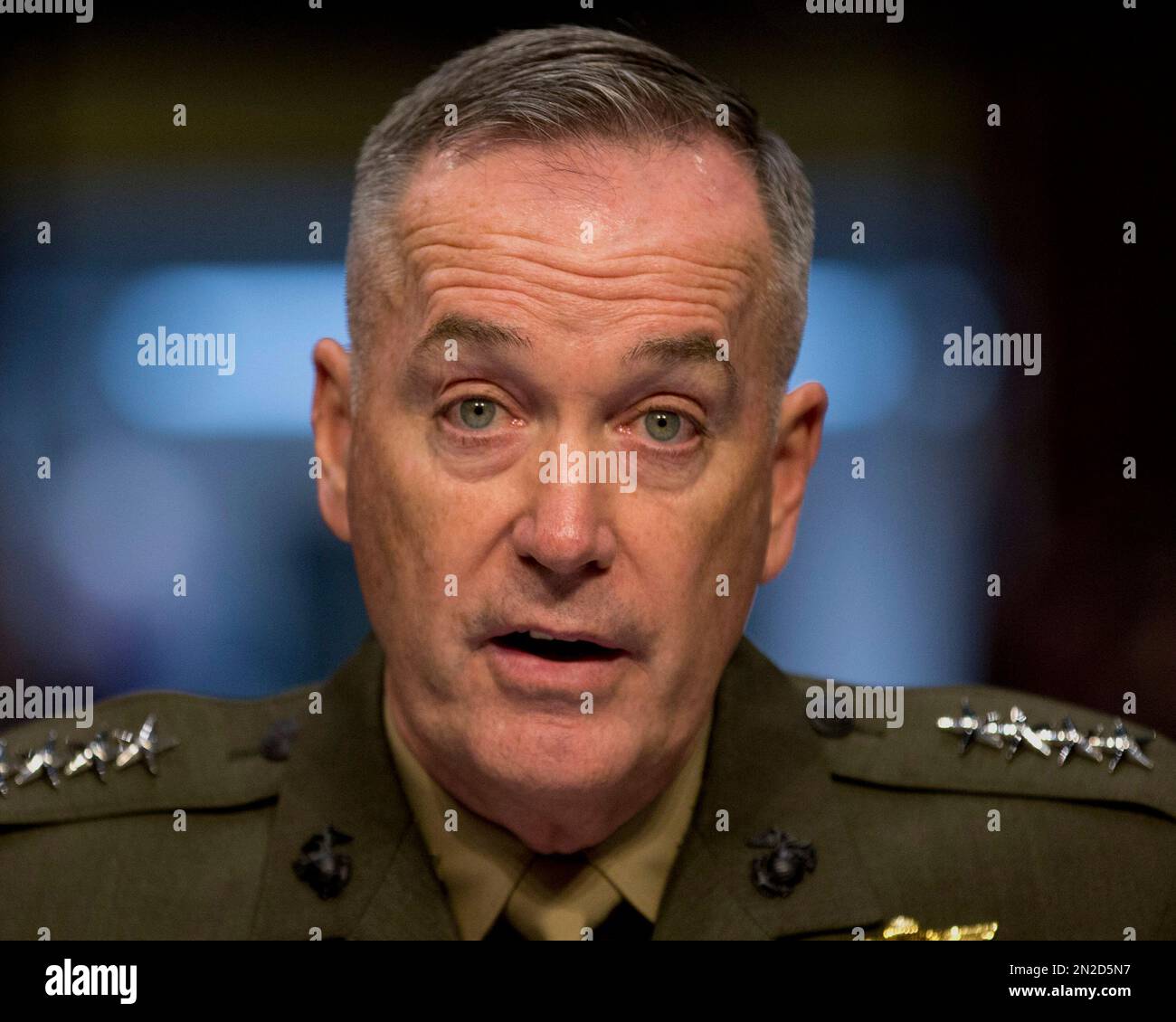 FILE - In this March 12, 2014 file photo, Gen. Joseph F. Dunford, Jr ...