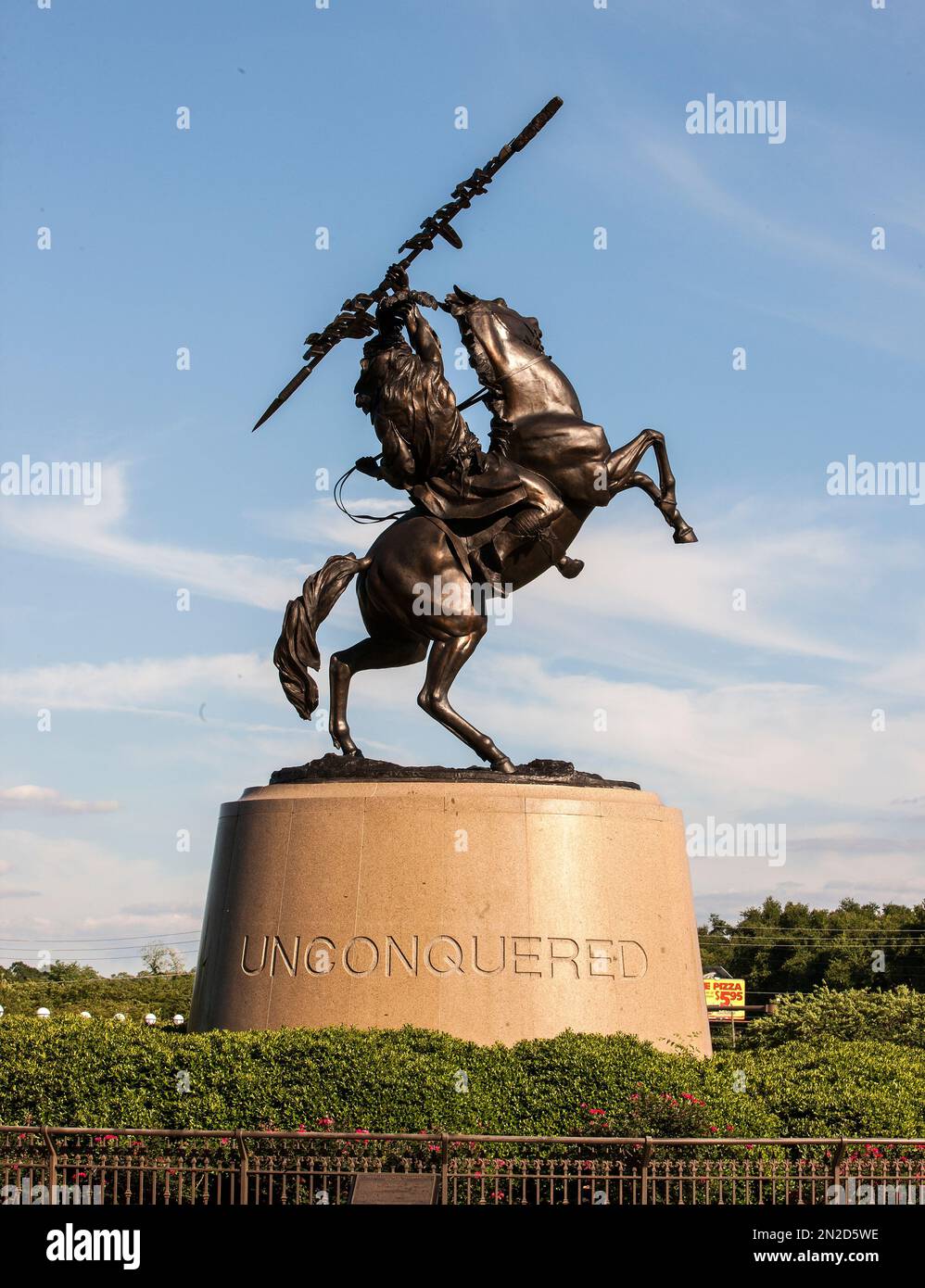 Doak Campbell Stadium Unconquered Statue Florida State Seminoles