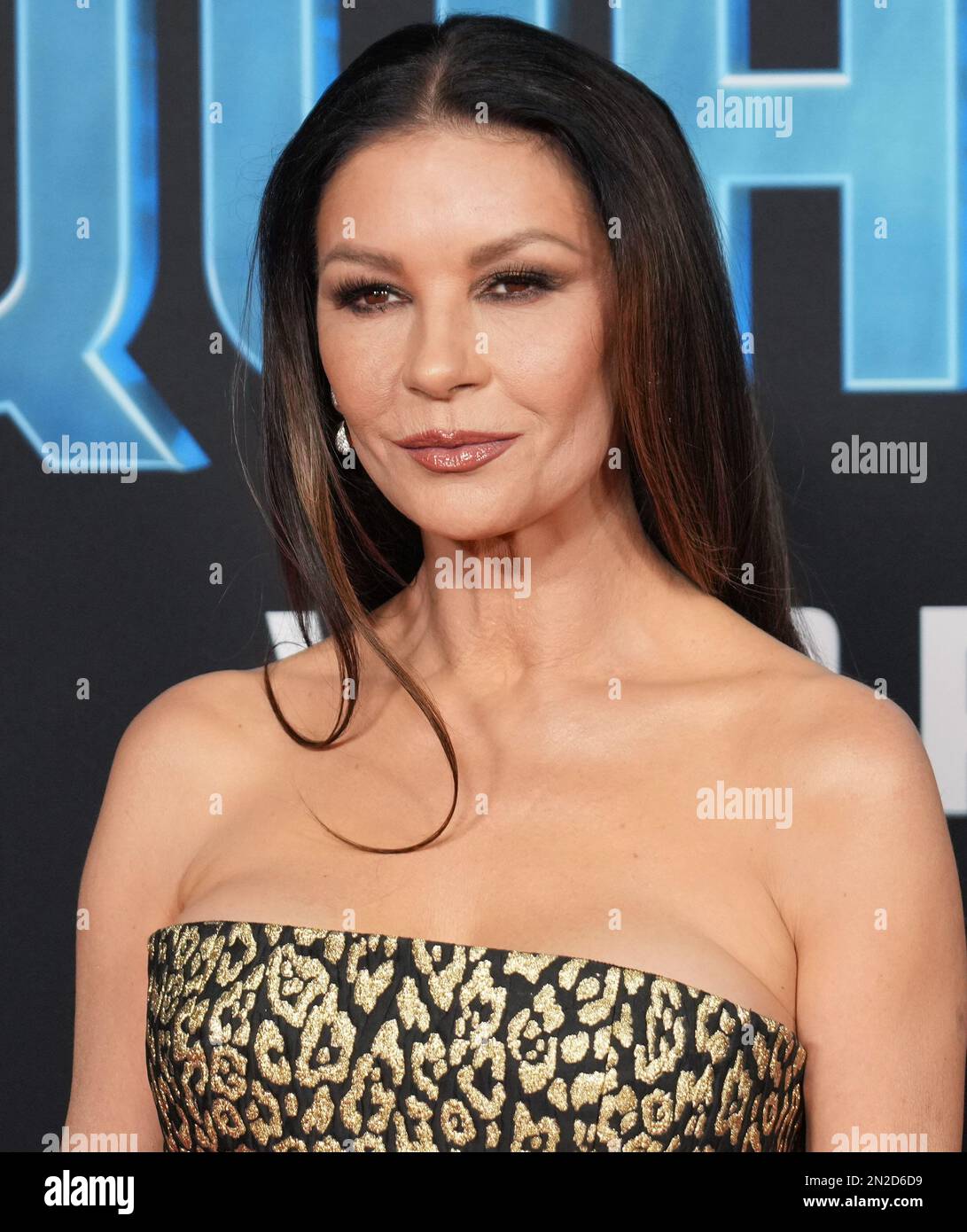 Westwood, CA US, February 6, 2023. Catherine Zeta-Jones arrives at the Marvel Studios' ANT-MAN ...