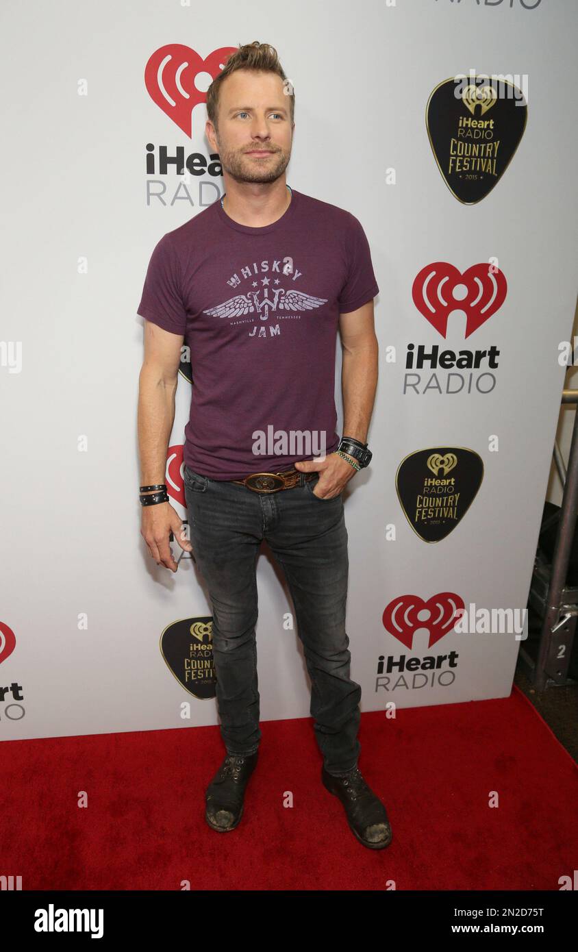 Dierks Bentley arrives at the iHeartRadio Country Festival held at the ...