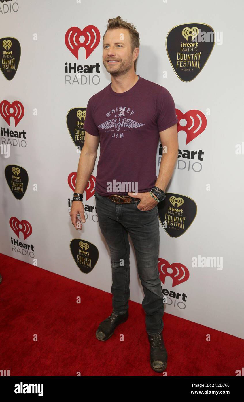 Dierks Bentley arrives at the iHeartRadio Country Festival held at the ...