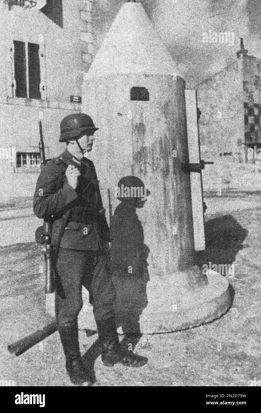 The German caption which accompanied this picture, which arrived in the ...