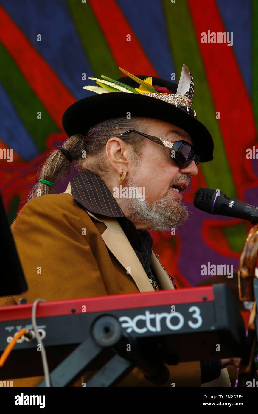 Dr. John performs at the New Orleans Jazz & Heritage Festival on Sunday ...