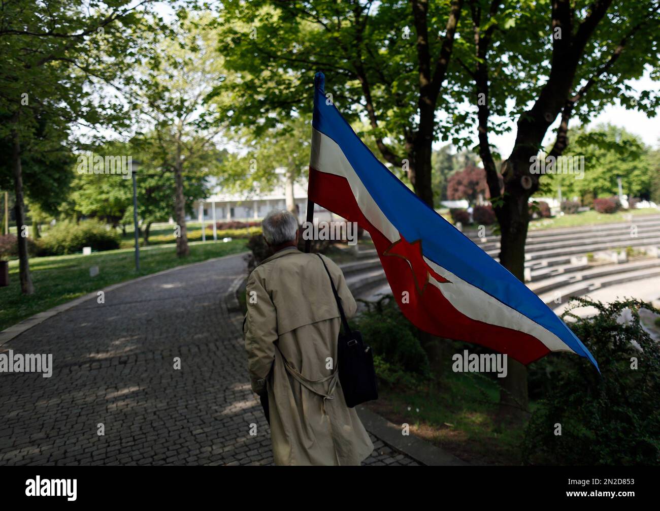 A supporter of the late Yugoslav communist president Josip Broz Tito ...