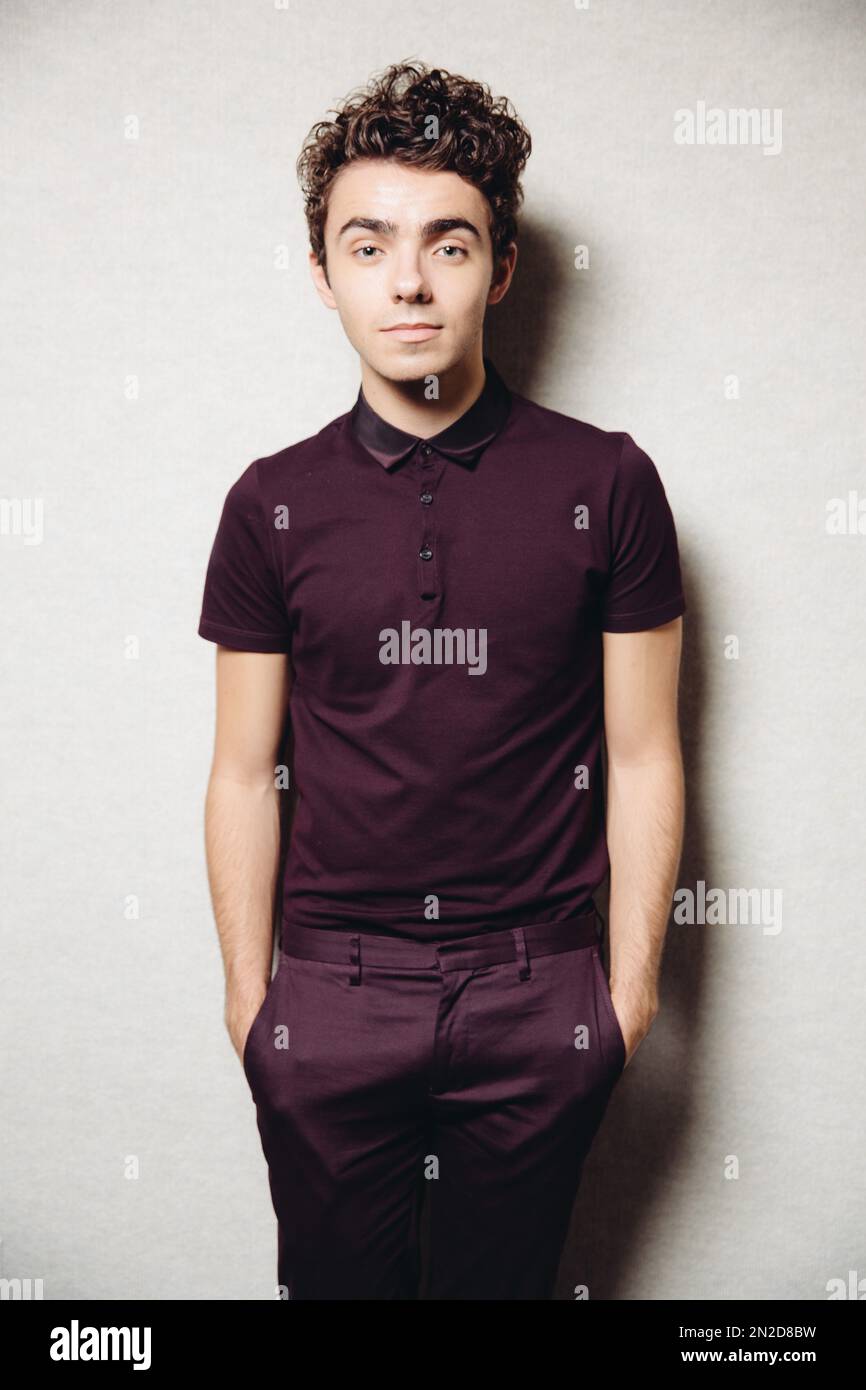 Nathan Sykes poses for a portrait on Friday, May 1, 2015, in Los ...