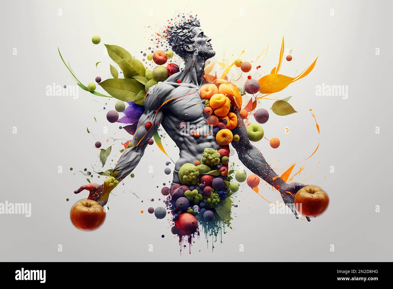 Proper nutrition food set for a healthy lifestyle. Healthy eating ...