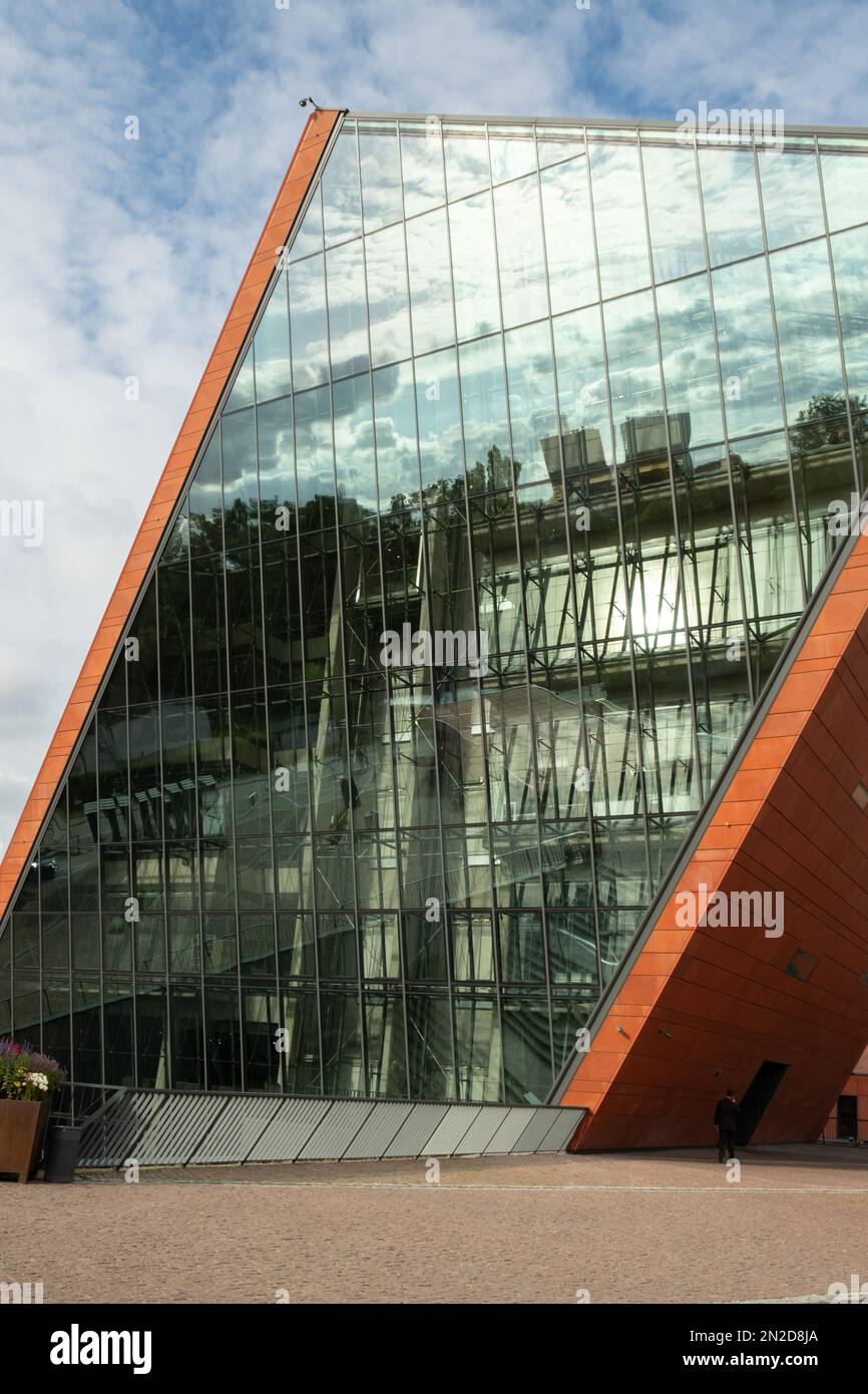 Gdansk Poland May 2022. Museum of the Second World War Modern exterior ...