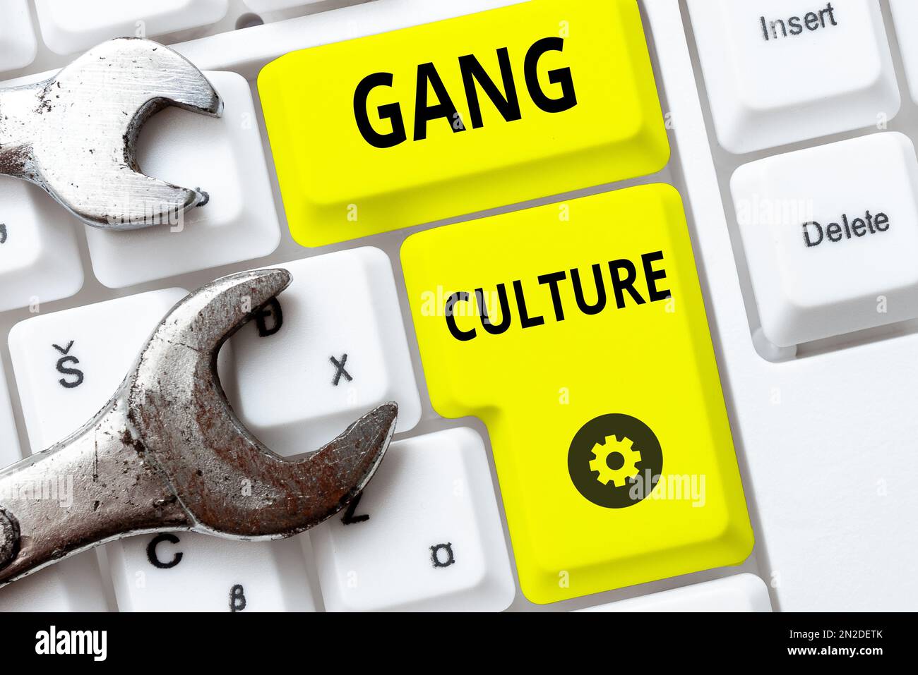 Hand writing sign Gang Culture. Business idea particular organization ...