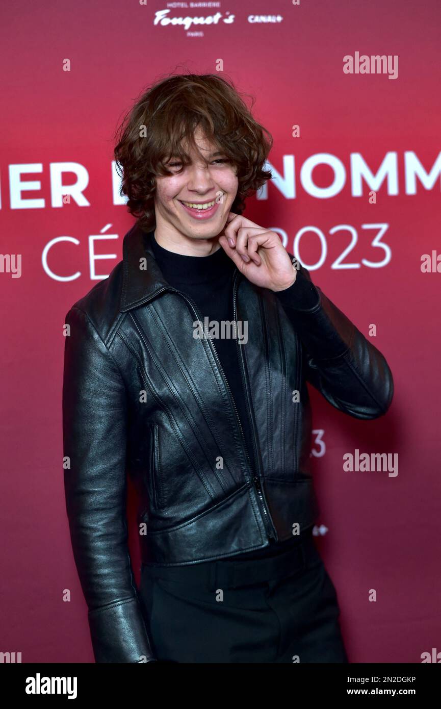 Paris, France. February 6, 2023, Paul Kircher attends the Cesar Nominee ...